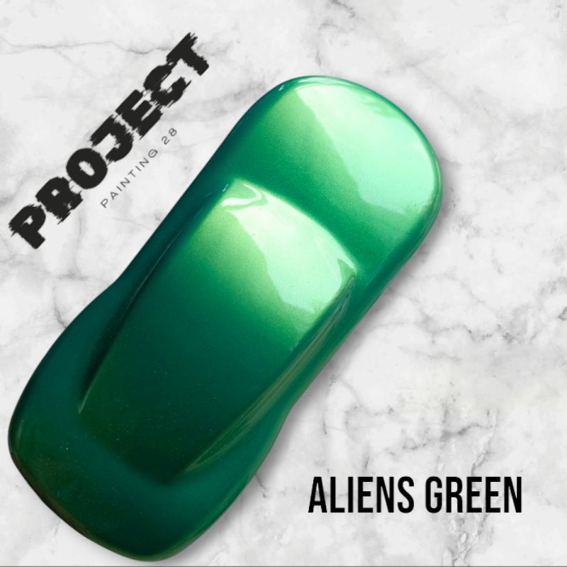 Jual Cat Alien Green/ Cat Alien Green PU untuk motor dan mobil. FREE ...