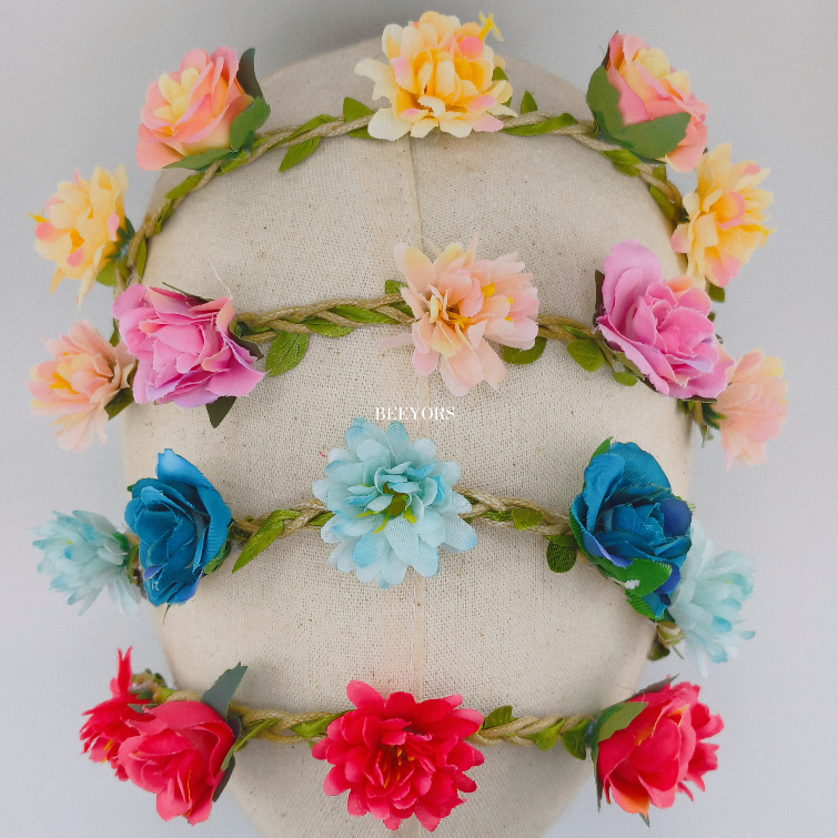 Jual Headpiece Bunga Mawar Teratai Karet Warna Warni - BT44 | Shopee ...