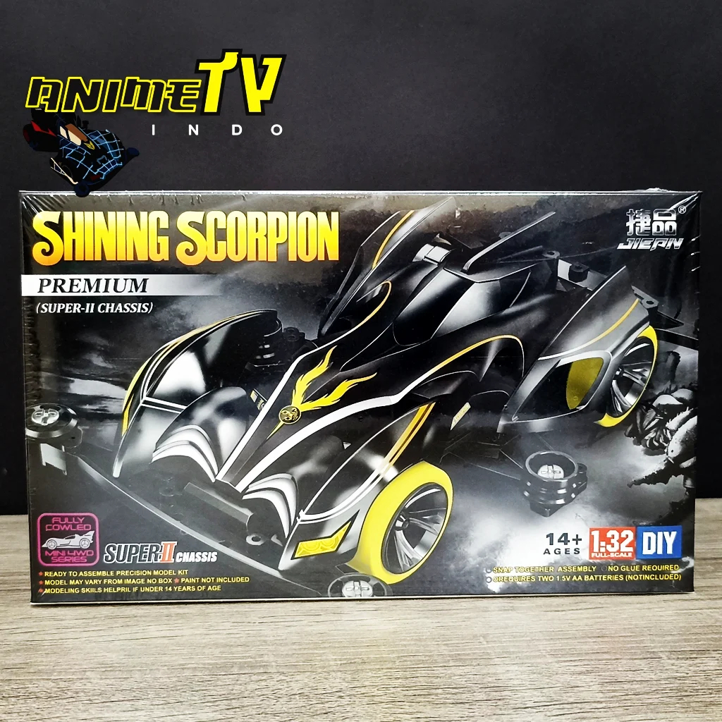 Jual Rep Tamiya Mini 4wd Shining Scorpion Premium Black Special Merk ...