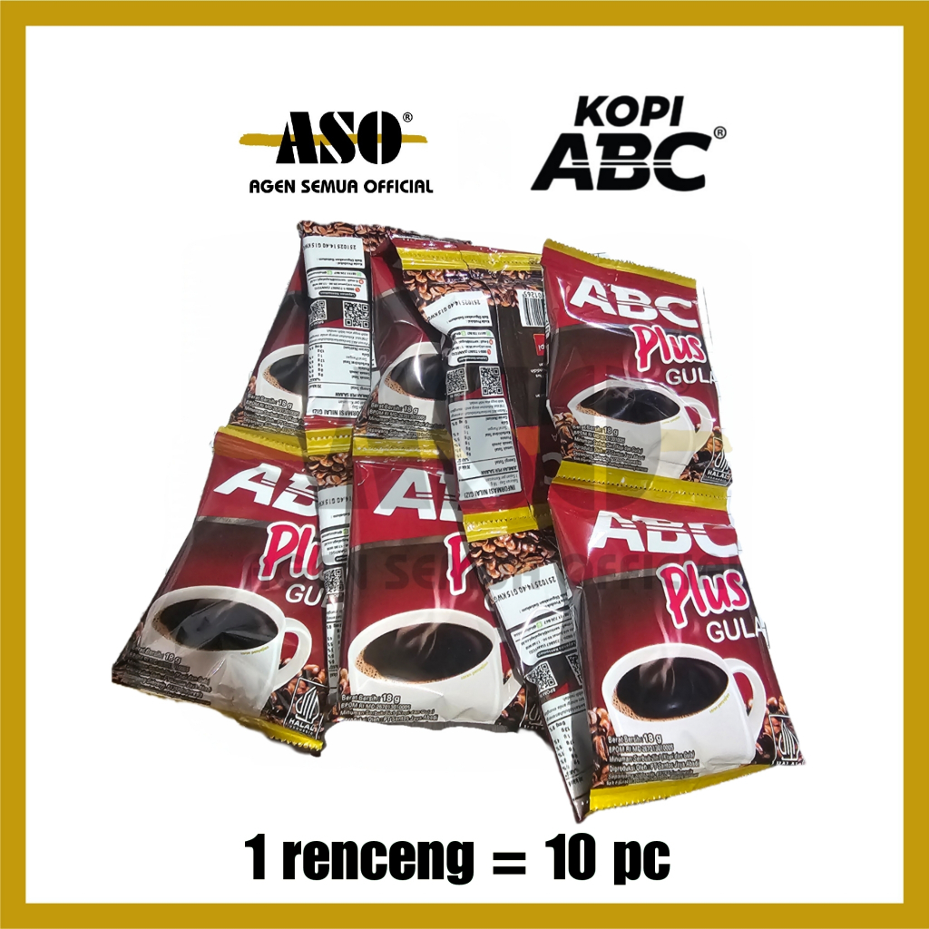 Jual KOPI ABC PLUS GULA RENCENG ( ISI 10) PROMO !!! | Shopee Indonesia