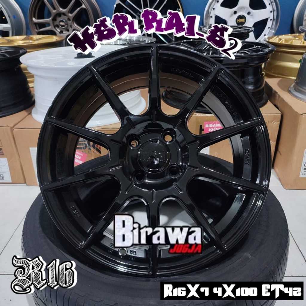 Jual Velg Racing HSR Original Ring 15 Tipe HSR RAI-S2 R15 Pcd 4X100 Mobil Ignis Estilo Brio Jazz ...