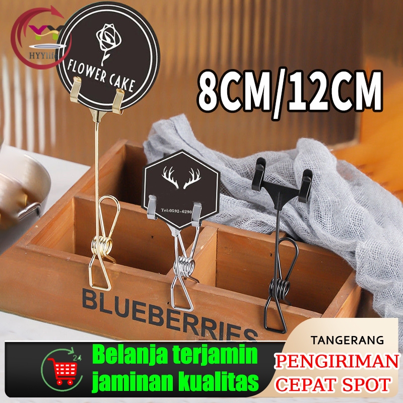 Jual Food Tag Stand Logam Menu Stand Display Table Number Stand Price ...