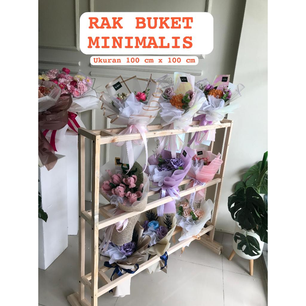 Jual Rak buket 3 susun / Rak Buket minimalis / Rak buket simpel ...