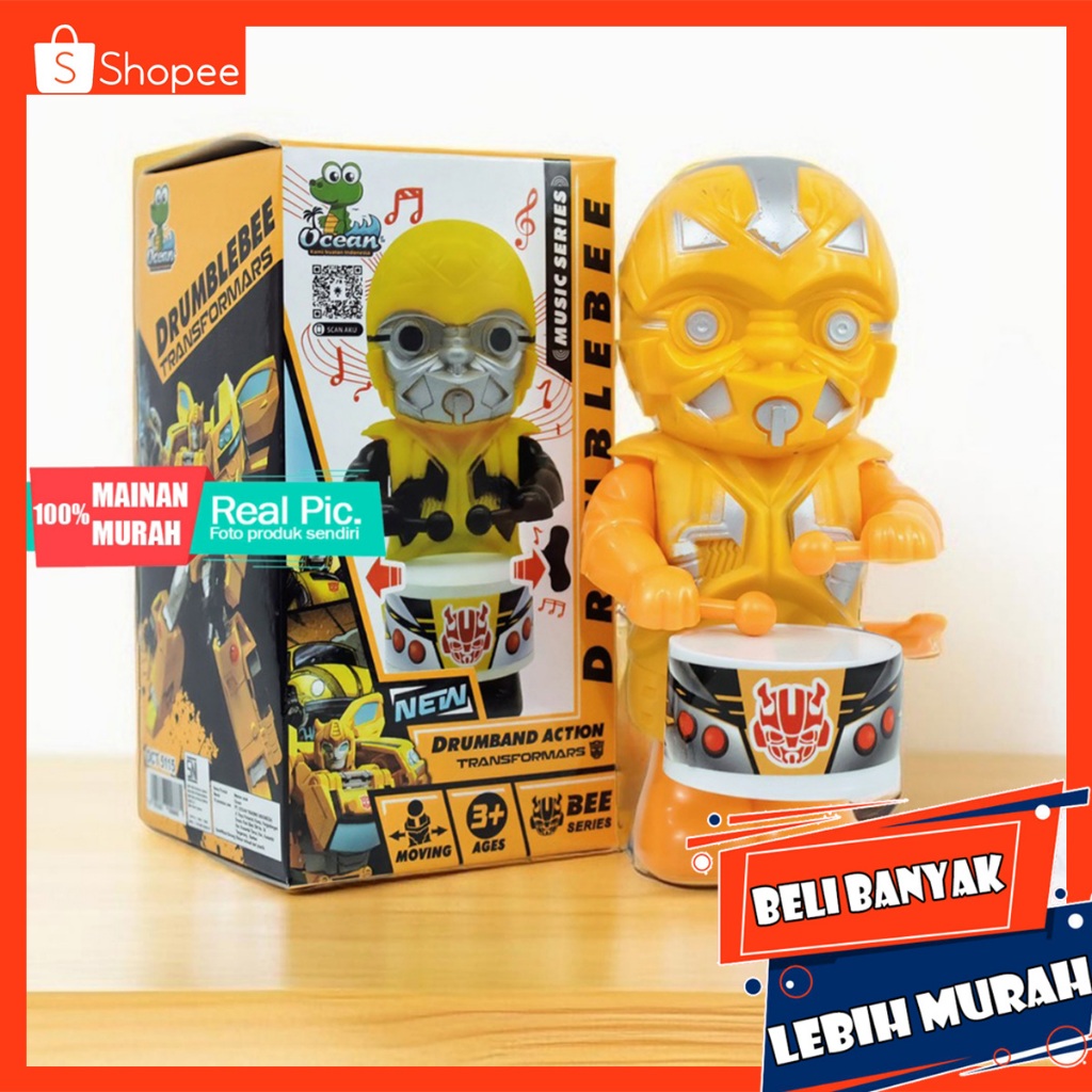 Jual MAINAN DRUMBLEBEE TRANSFORMARS OCT5115 ROBOT-ROBOTAN PUTAR PEMUKUL ...