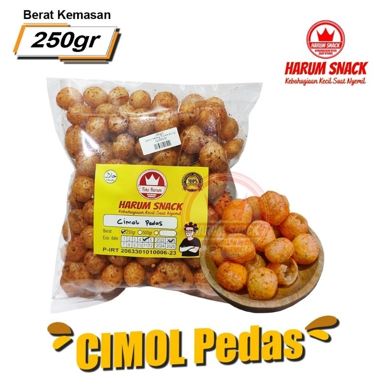 Jual CIMOL PEDAS 250 Gram [Harum Snack Official] | Shopee Indonesia