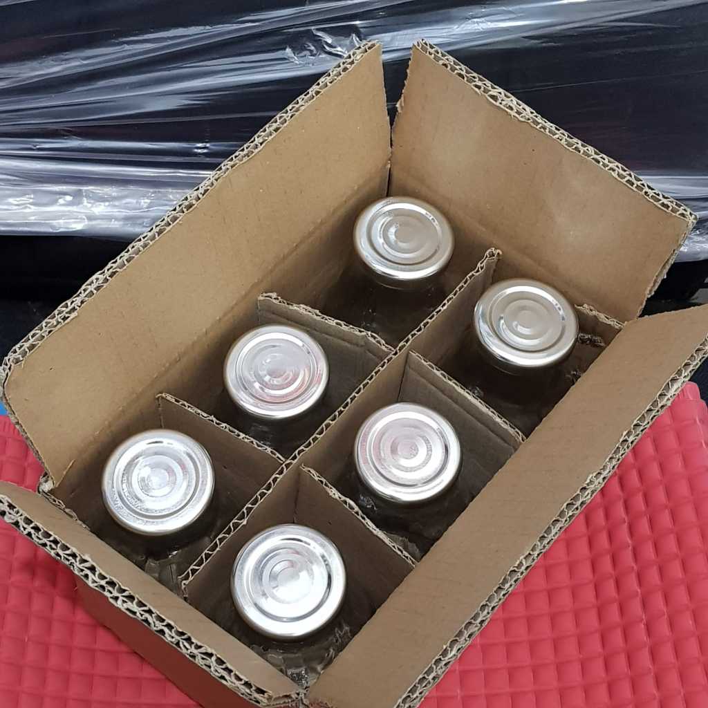Jual / 6 (ENAM) 250ML BOTOL JUICE KACA / BOTOL JUS KACA 250ML | Shopee ...