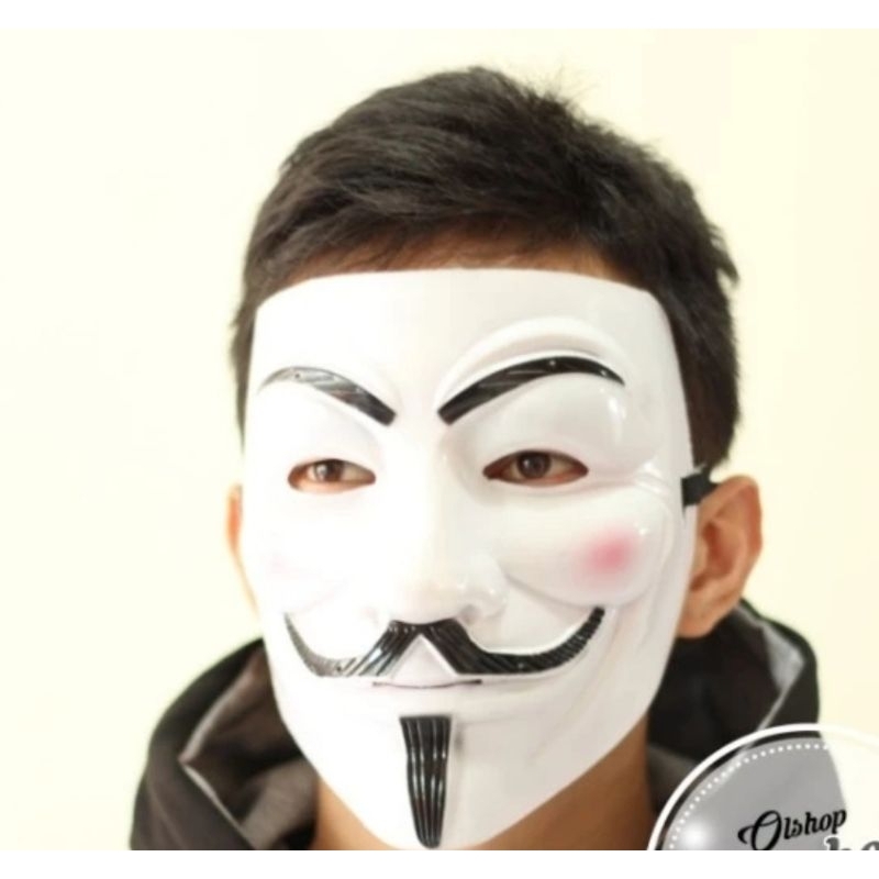 Jual topeng anonymous topeng vendetta topeng pesta musk paty | Shopee ...