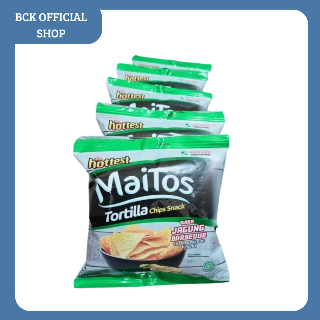 Jual Maitos Tortilla Rasa Jagung Barbeque 10*10gr (RENTENG) | Shopee ...