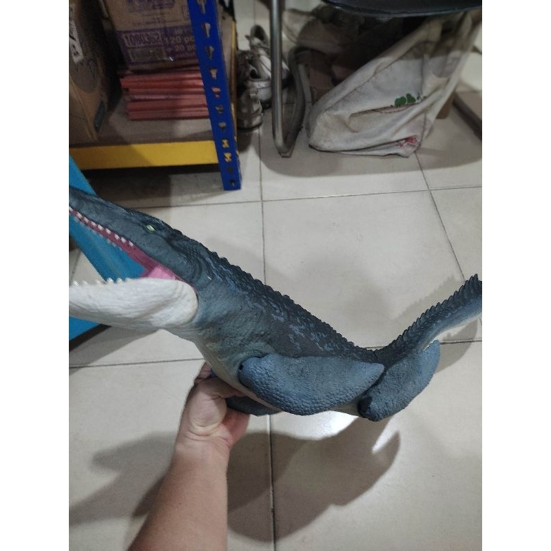 Jual figure mattel jurassic world ocean protector mosasaurus | Shopee ...