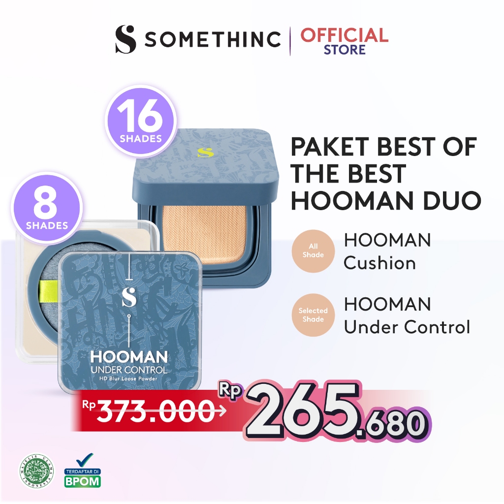 Jual SOMETHINC [2 PCS] Best of The Best Hooman Duo (Hooman Cushion ...