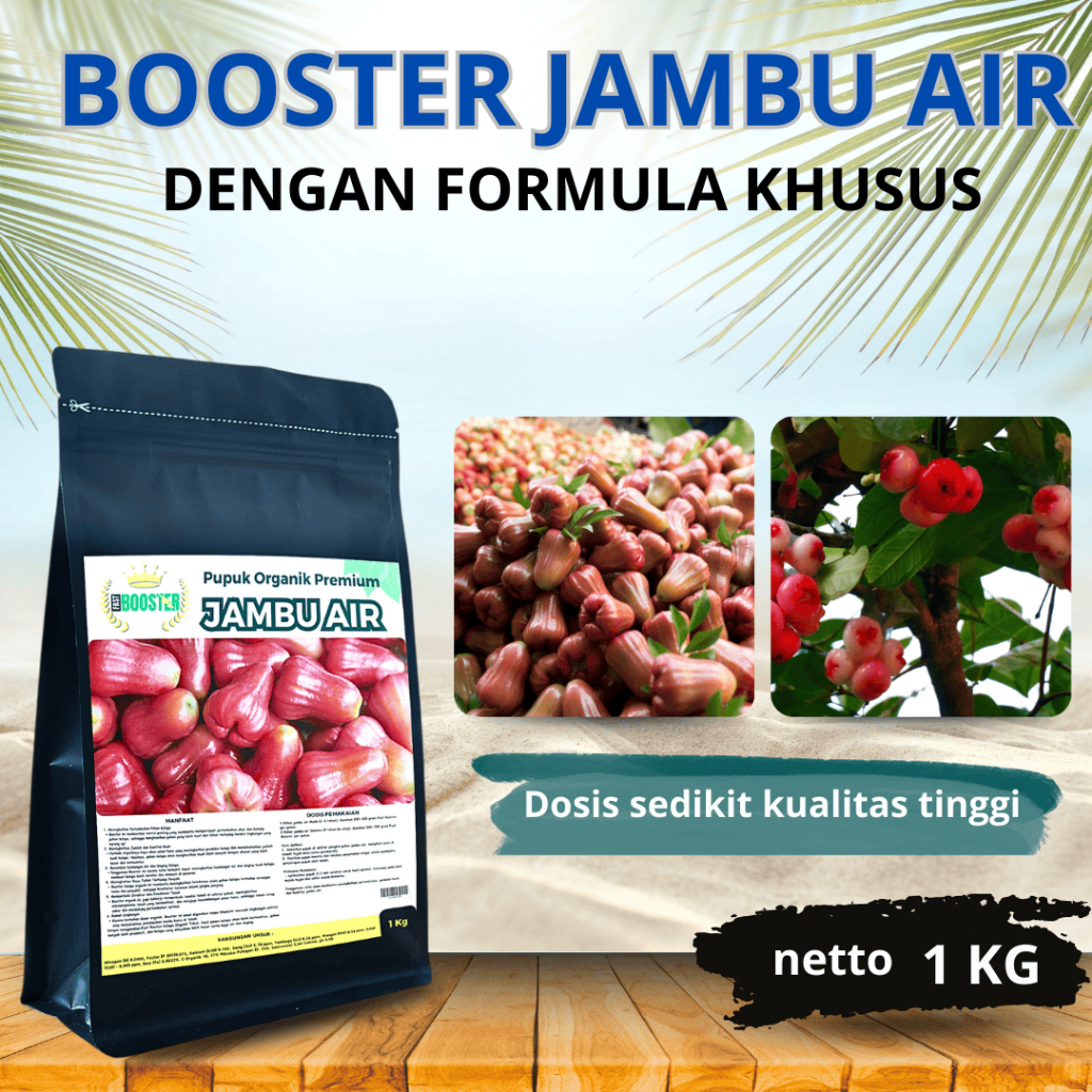 Jual PUPUK BOOSTER ORGANIK 1 KG PELEBAT DAN PERANGSANG PERTUMBUHAN TANAMAN BUAH JAMBU AIR ...