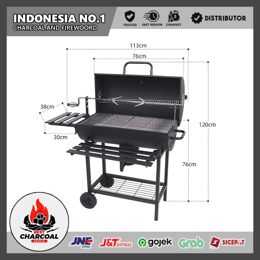 Jual Panggangan Putar Ayam untuk Pesta BBQ Grill Alat Panggang Kualitas ...
