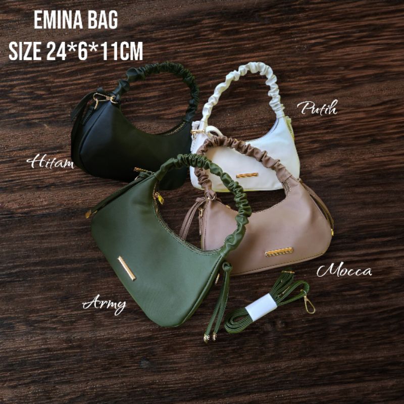 Jual EMINA BAG/Tas slempang/tas kerut/tas wanita/tas simple | Shopee ...