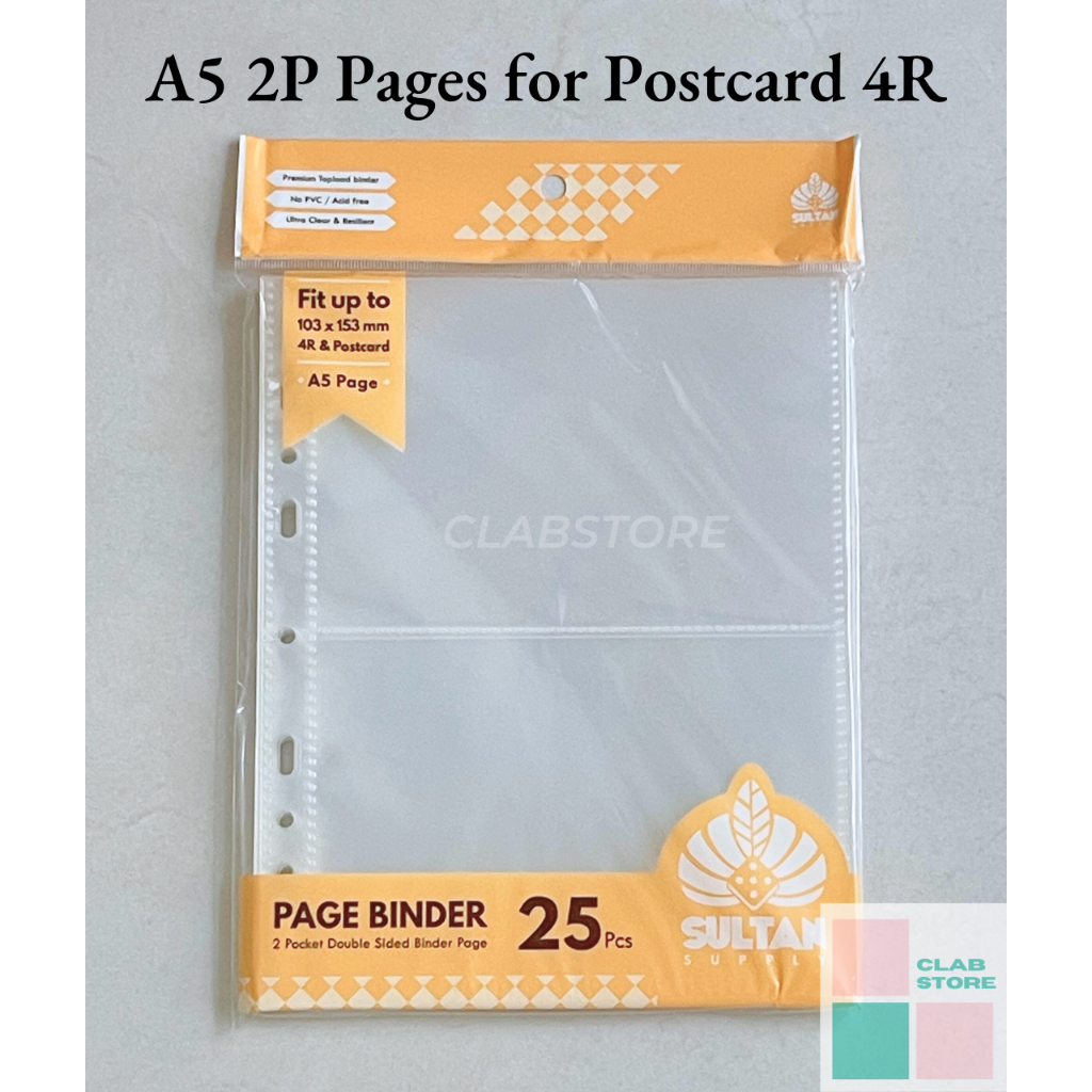Jual Sultan A5 2P two sided for Postcard 4R 10x15cm sleeve posca | Shopee Indonesia