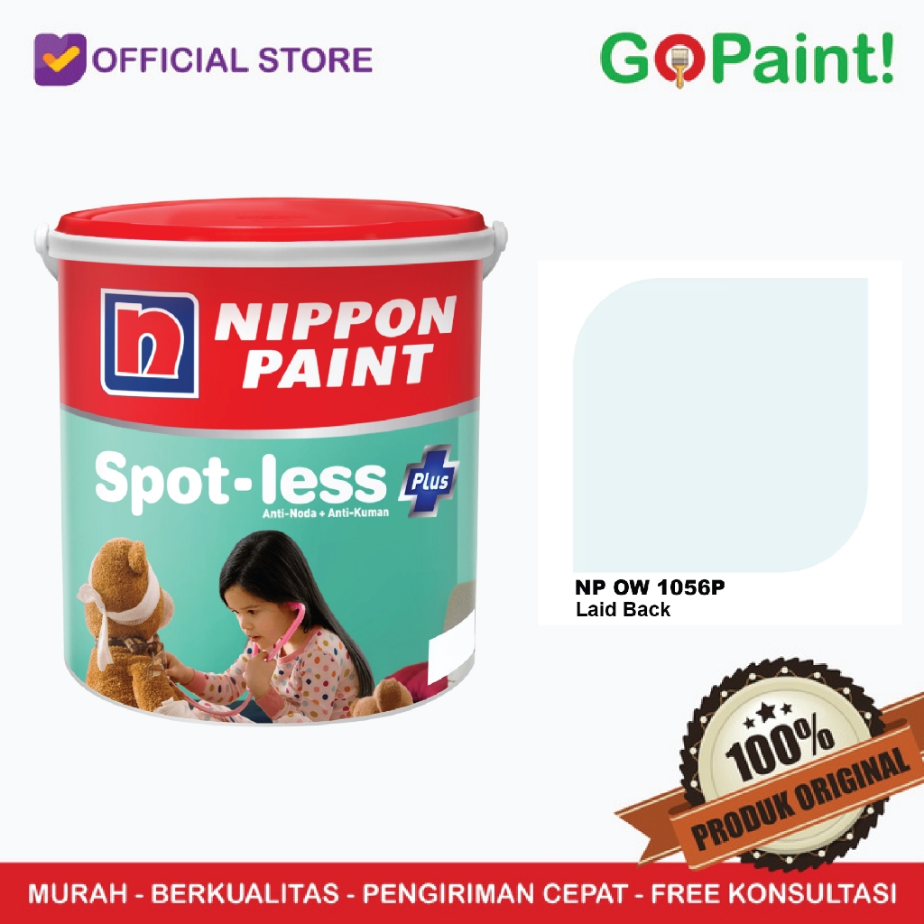 Jual Cat Tembok Interior | Nippon Spotless Plus Anti Noda ( LAID BACK ...