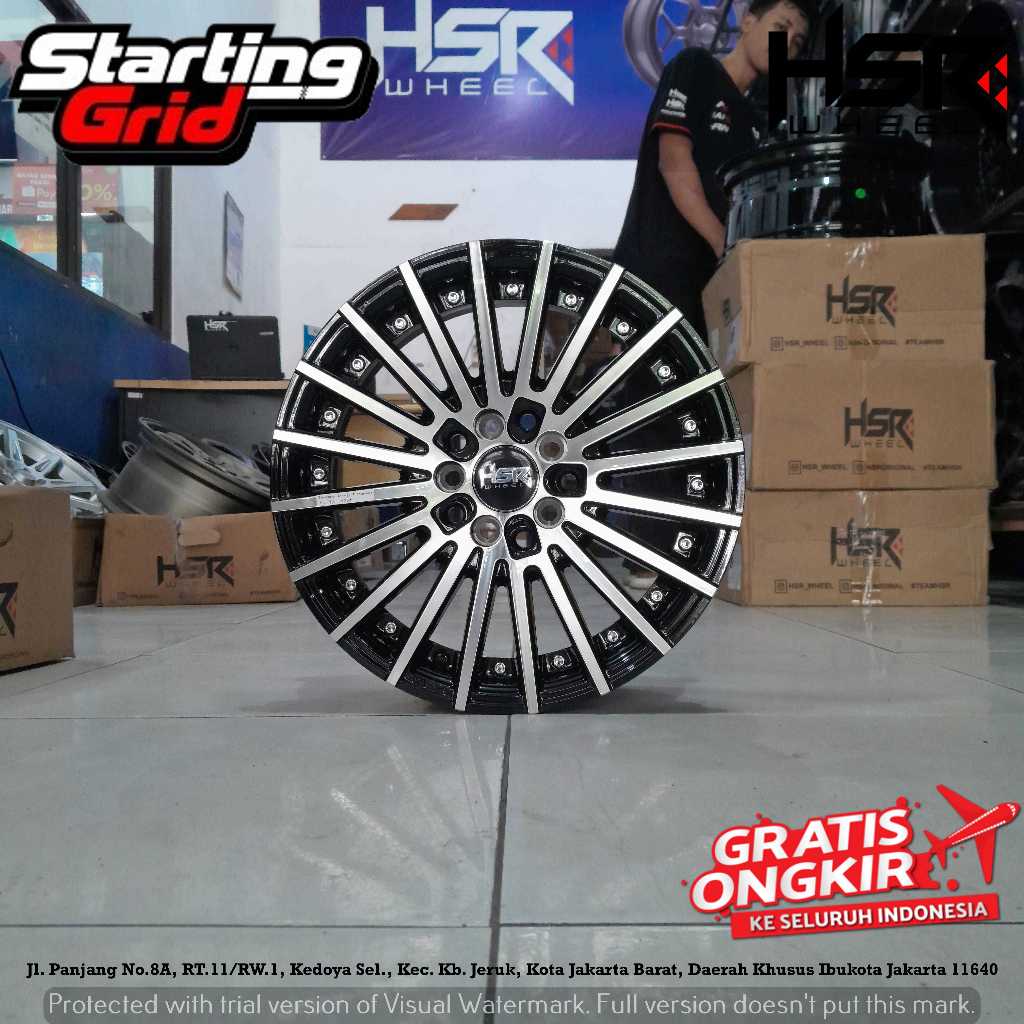 Jual Jual Tukar Tambah Velg Mobil Racing Hsr R16 Untuk Yaris, Vios, Brio, Jazz, Xenia, Avanza ...