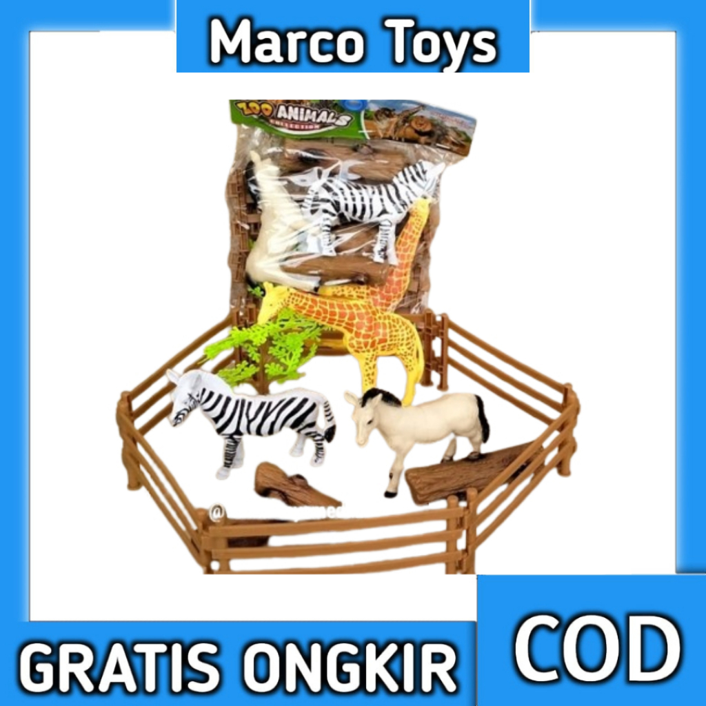 Jual YH76 Mainan Anak Hewan Animal Zoo Gajah Gorila Mainan Zoo Animal ...