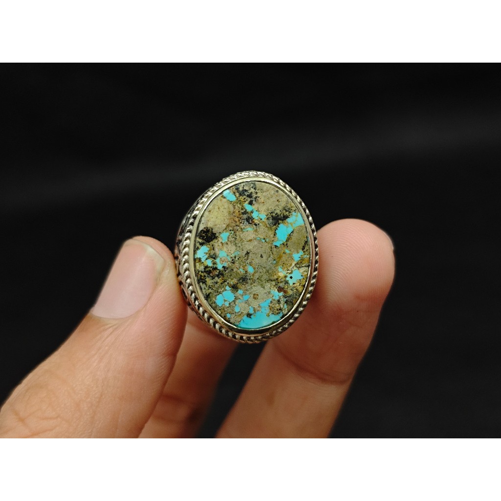 Jual Natural Pirus Persia Ring Size 8 Kode F430 | Shopee Indonesia