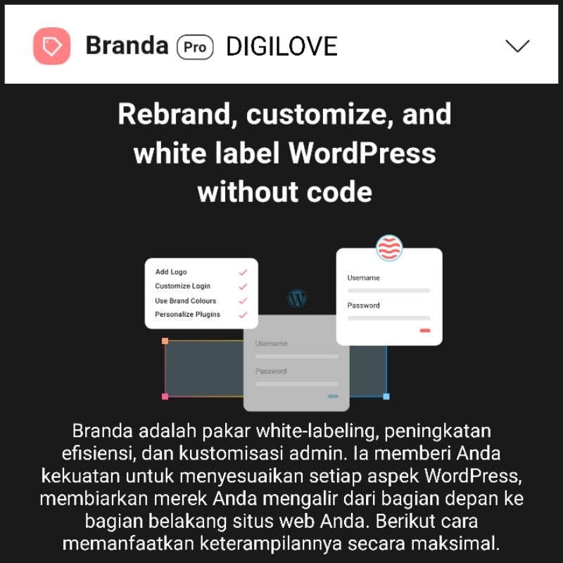 Jual WPMU DEV - Branda - Ultimate Branding | Shopee Indonesia