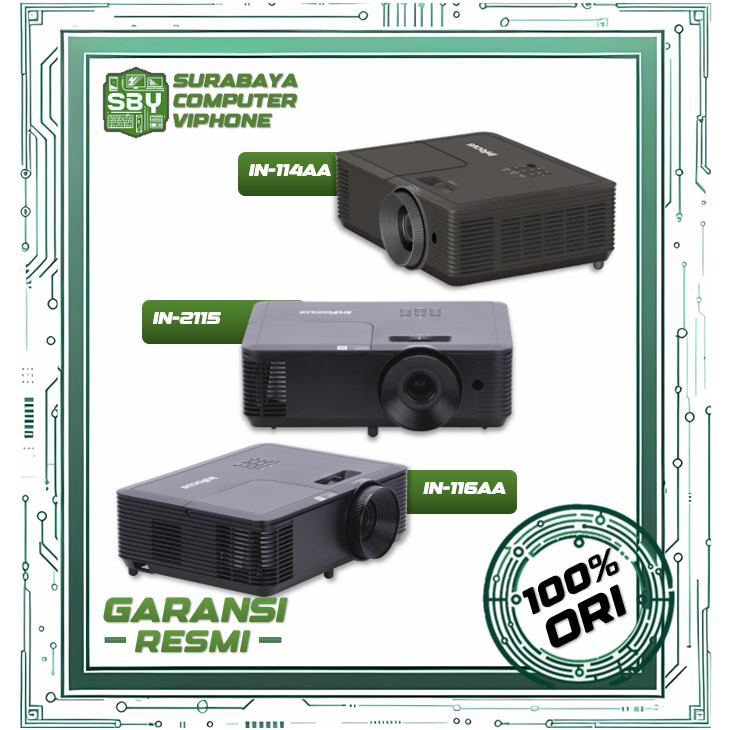 Jual Proyektor Infocus IN0012SL, IN114AA, IN116AA, IN2115 | Kecerahan ...
