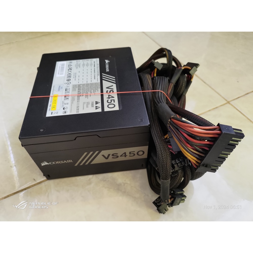 Jual CORSAIR VS450 450Watt 80+ White bukan modular | Shopee Indonesia