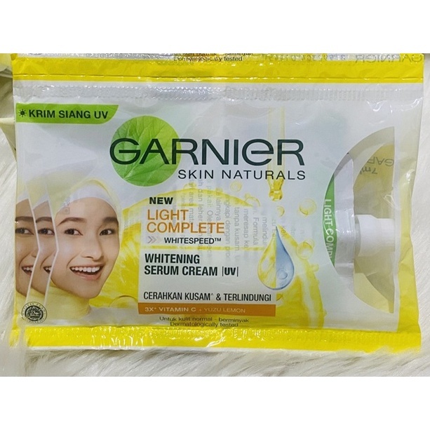Jual Garnier Light Complete Whitening Serum Cream / Bright Complete ...