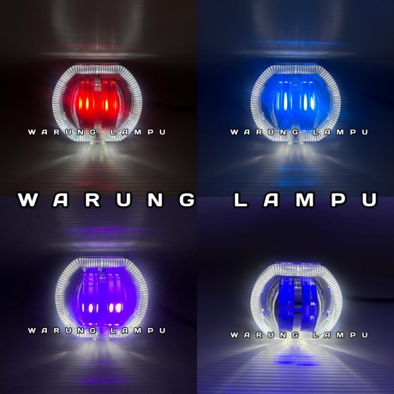 Jual Biled Ala Ala Mini 2 Lensa 2.5 Inch 30Watt | Shopee Indonesia