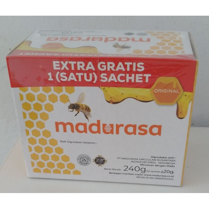 Jual SATU BOX MADURASA ORIGINAL 240g MADURASA SACHET ISI 12PCS | Shopee Indonesia