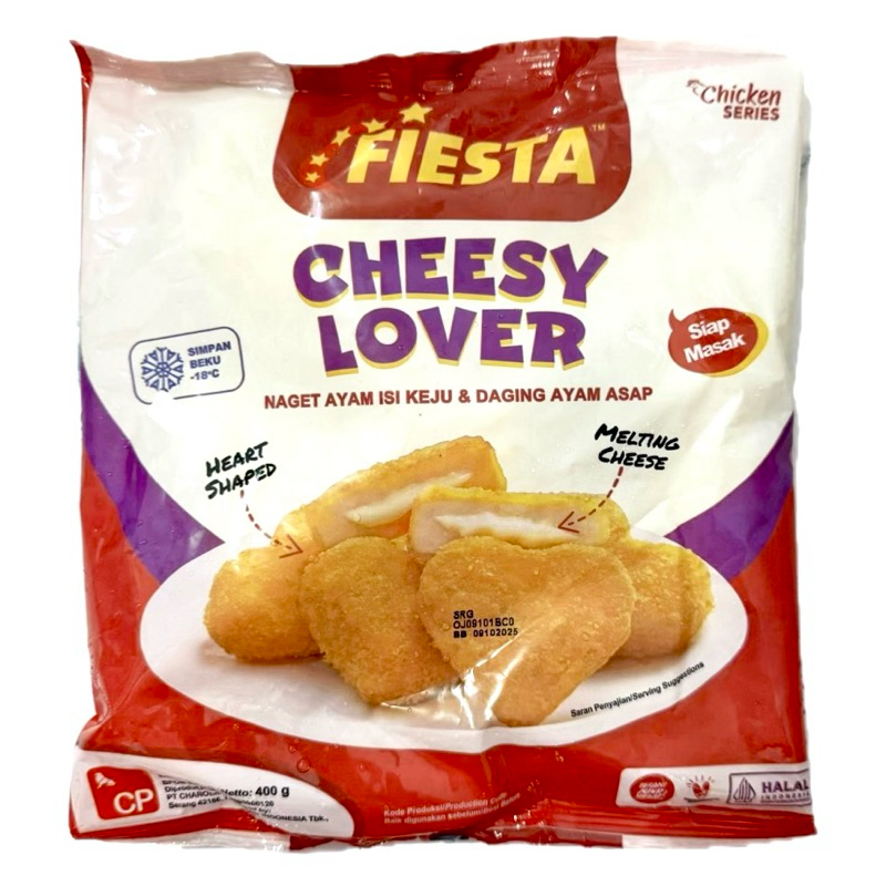 Jual Fiesta Nugget Cheesy Lover 400g | Shopee Indonesia