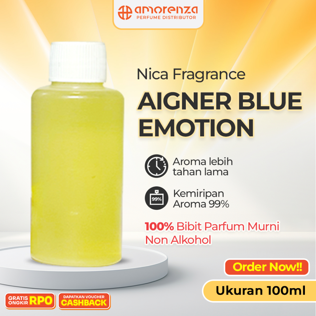 Jual BIBIT PARFUM MURNI AIGNER BLUE EMOTION - MOTION BLUE 100 ML NICA ...