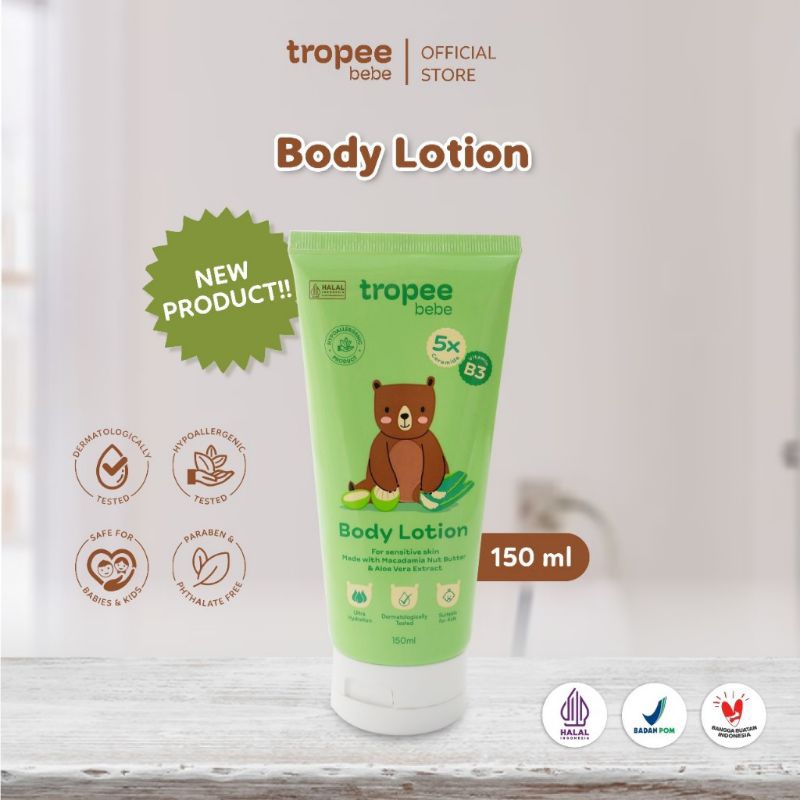 Jual TROPEE BEBE BODY LOTION 150ML | Shopee Indonesia