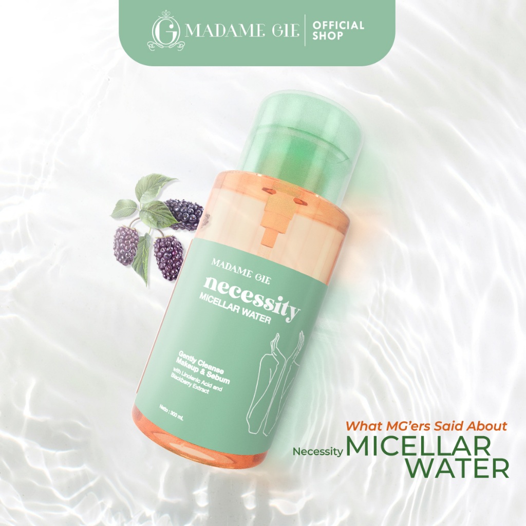 Jual [NEW LAUNCH] Madame Gie Necessity Micellar Water - 300ml Pembersih ...