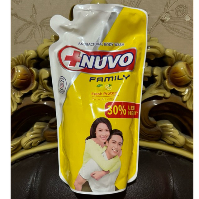 Jual Nuvo Family 825ml / 800ml Fresh Protect / Sabun Mandi Cair Nuvo ...