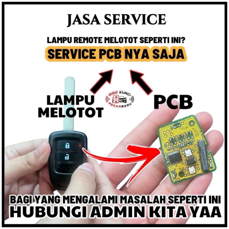 Jual Jasa Service Remote Honda Brio, Mobilio,Crv Error( lampu remote ...