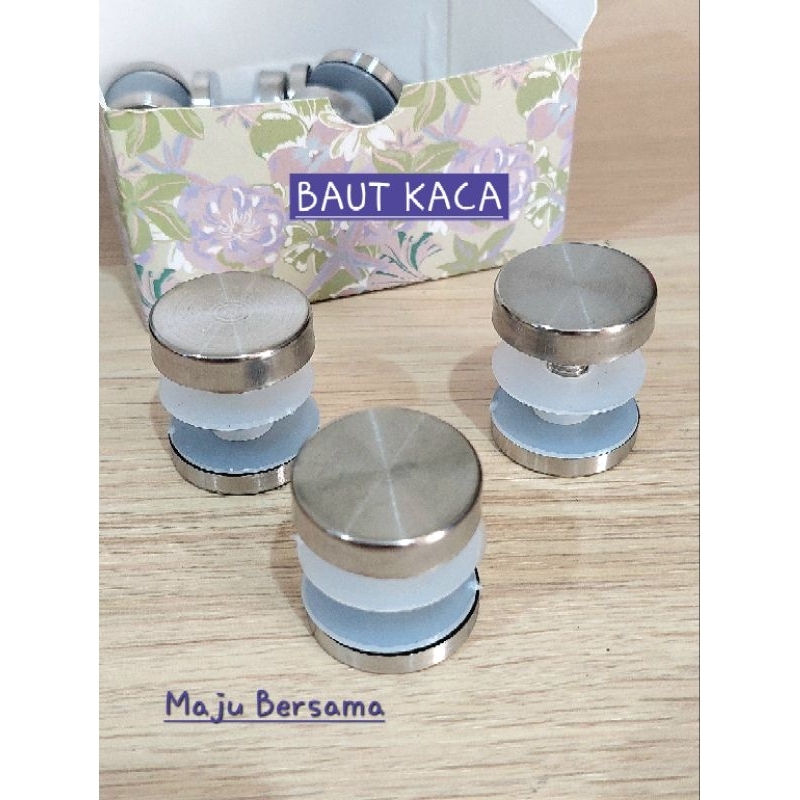 Jual BAUT KACA STAINLESS STEEL 201 PENJEPIT RAILING TANGGA KACA RAIL ...