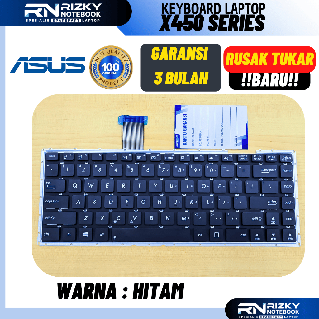 Jual Keyboard Laptop ASUS X450C X450CA X450CC A450C A450CA A450CC X452C ...