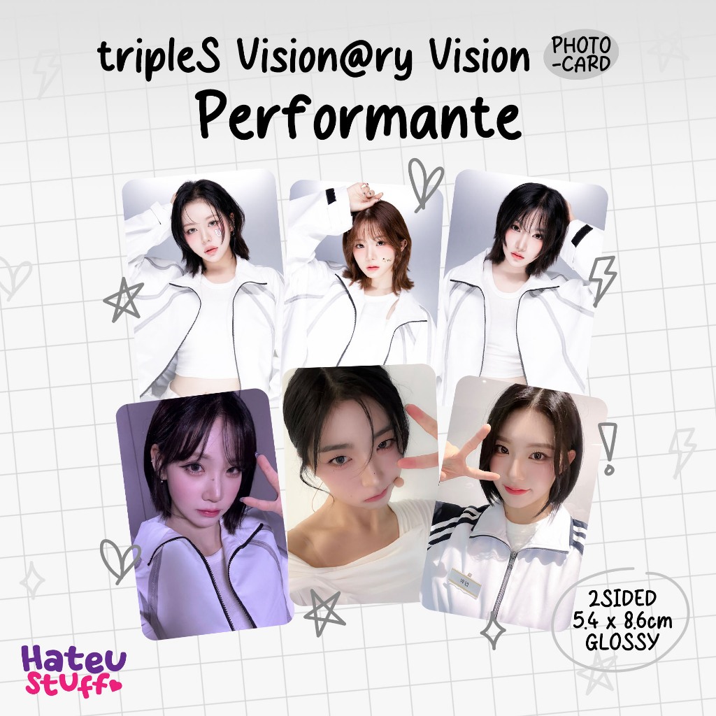 Jual tripleS VV Unofficial Photocard Performante + Selca (Visionary ...