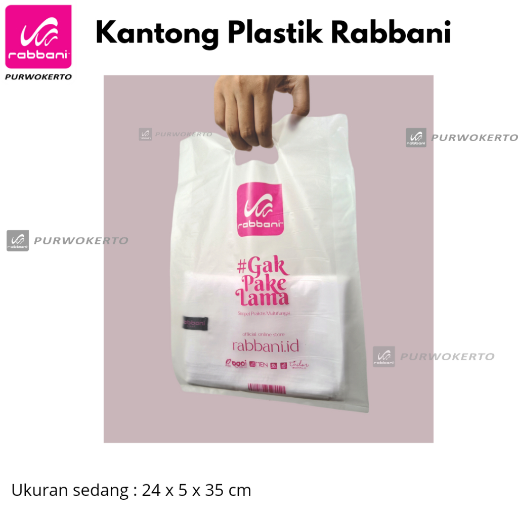 Jual Plastik Rabbani logo Rabbani | Shopee Indonesia