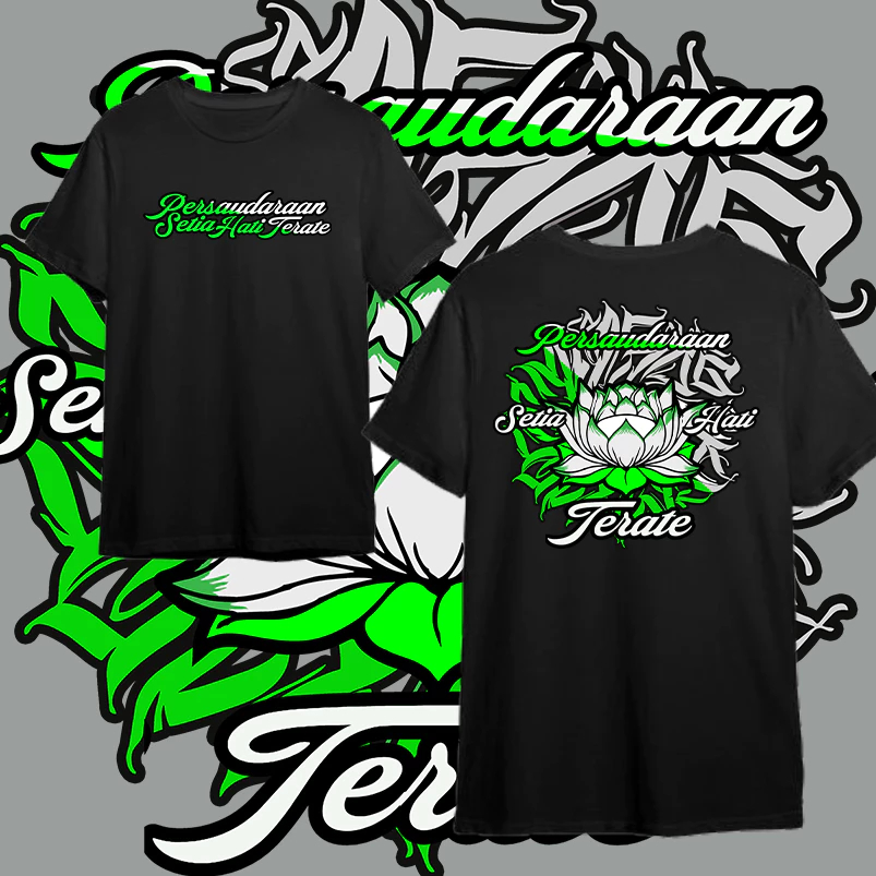 Jual kaos psht terate design vecktor ,bahan 100% cotton combad 30s ...
