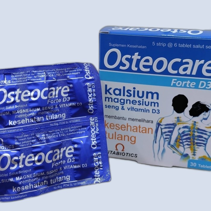 Jual Osteocare FORTE Tablet isi 30 /Calcium Mag Zinc Vitamin D3 Osteo ...