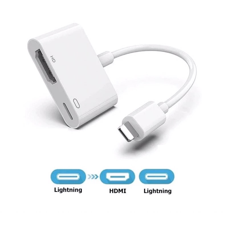 Jual Lightning To HDMI Adapter Kable For IPhone iPad 1080P/4K HD ...