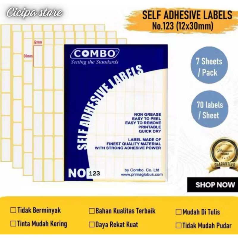 Jual Stiker Label / Label Harga / Label Nama | Shopee Indonesia