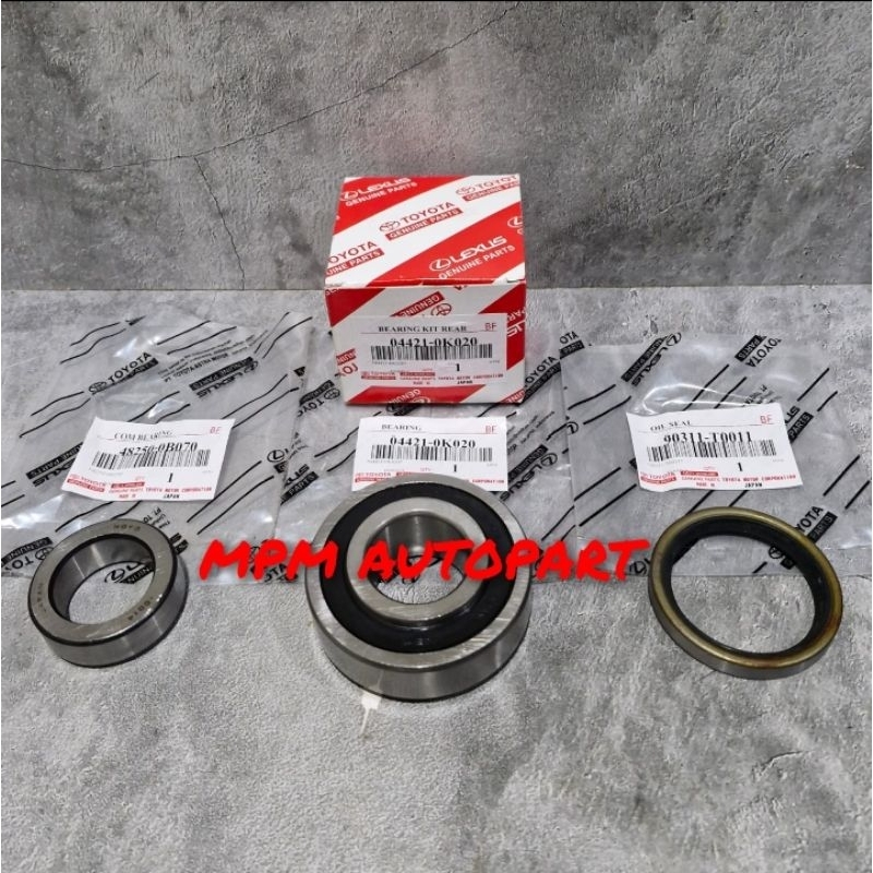 Jual bearing lahar roda belakang set innova inova lama old 04421-0K020 ...