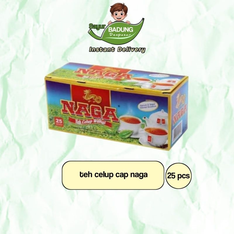 Jual Teh cap naga 25 sachet _ SAYUR IB | Shopee Indonesia