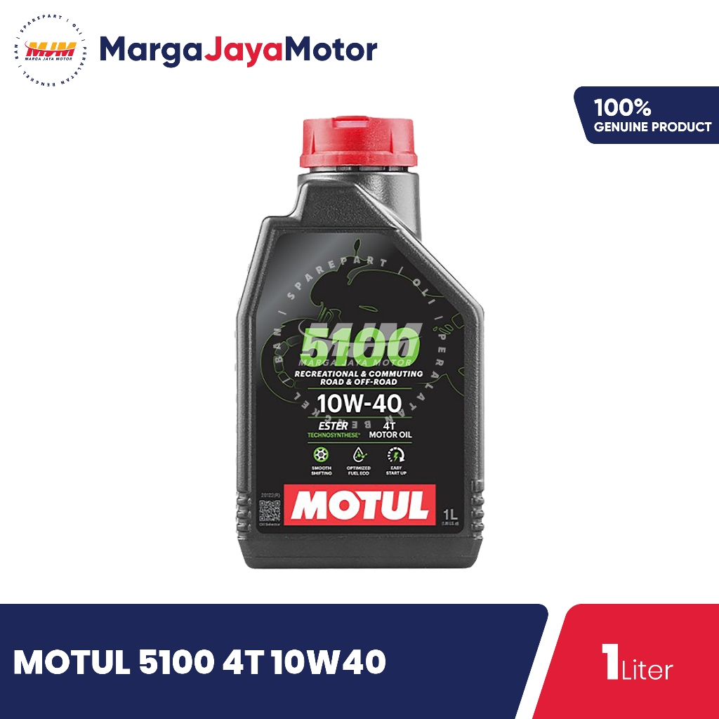 Jual Motul 5100 4T 10W-40 1L | Shopee Indonesia