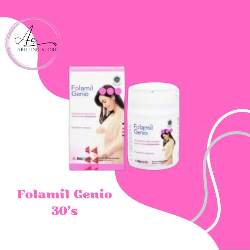 Jual Folamil Genio 30 Kapsul/Suplemen Kehamilan/Ibu Hamil/DHA ...