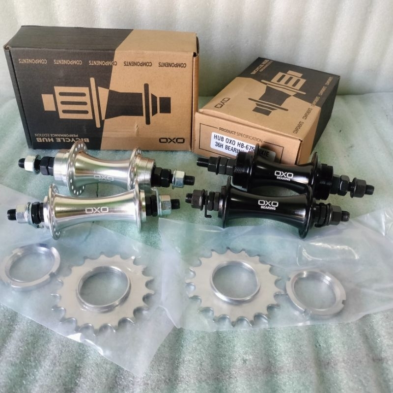 Jual Hub Freehub Fixie Doltrap 17T Hub Bearing Fixie oxo 36 hole Cog ...