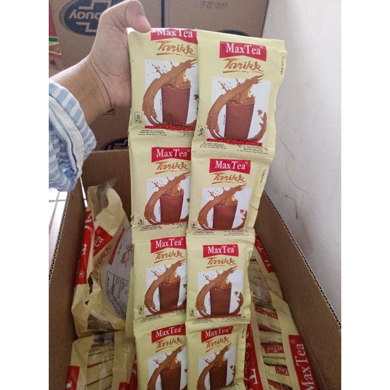 Jual Max Tea Teh Tarik isi 10 sachet/renceng 25gram | Shopee Indonesia