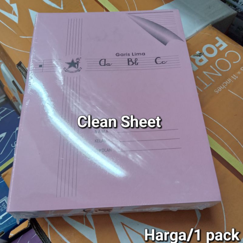 Jual Buku garis lima (Harga/1,isi 10 buku) | Shopee Indonesia