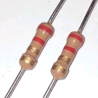 Jual Resistor 2R2 2,2ohm 1/2watt Taiwan (10pcs) | Shopee Indonesia